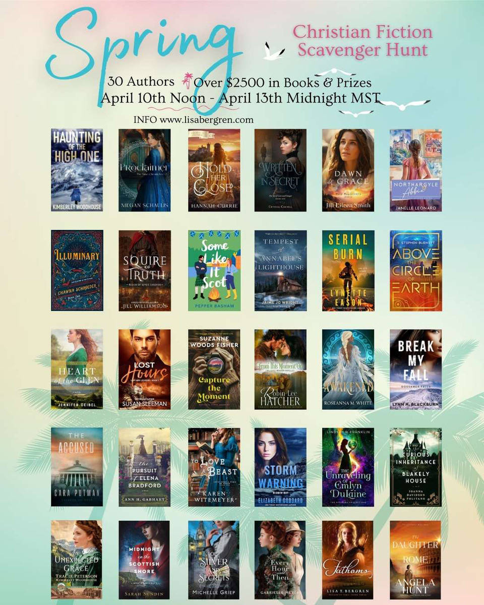 Christian Fiction Scavenger Hunt Stop #25 – Hannah Currie